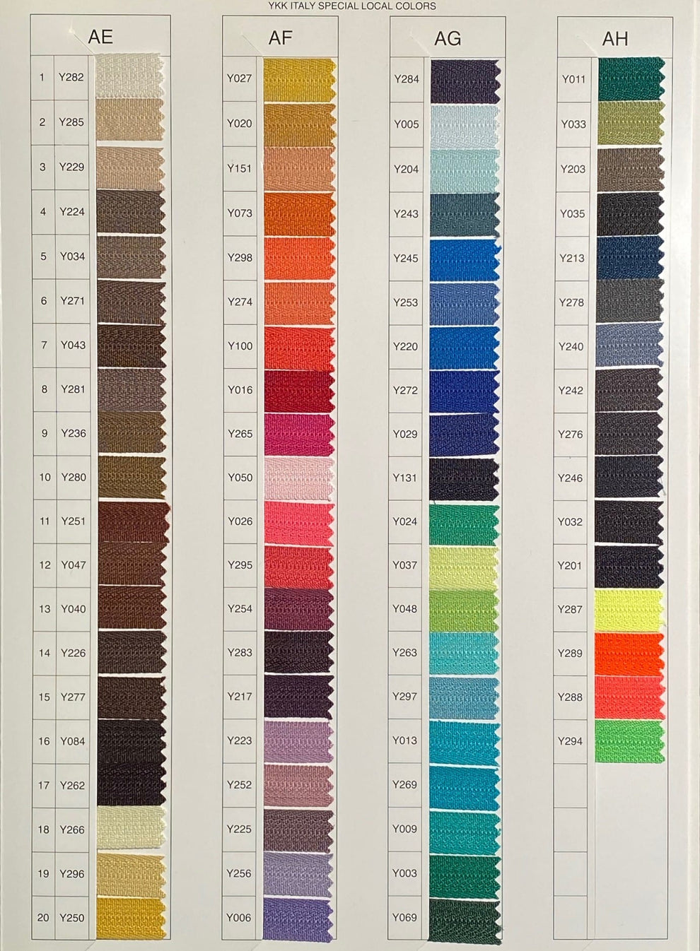 YKK Invisible Zips - CHC26, 18/60 cm – ALFA-G Haberdashery